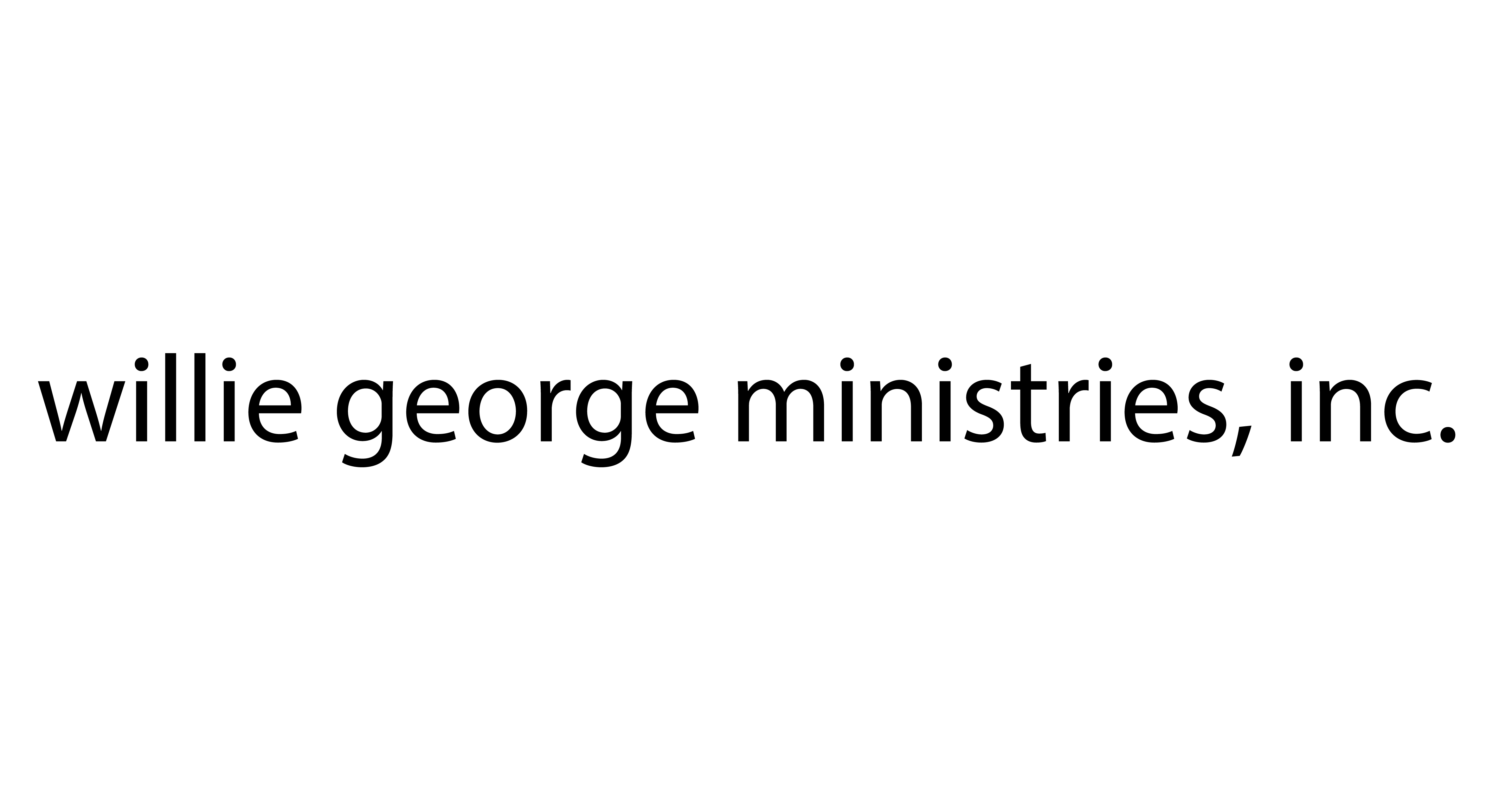 Willie George Ministries, Inc. - Application Successful